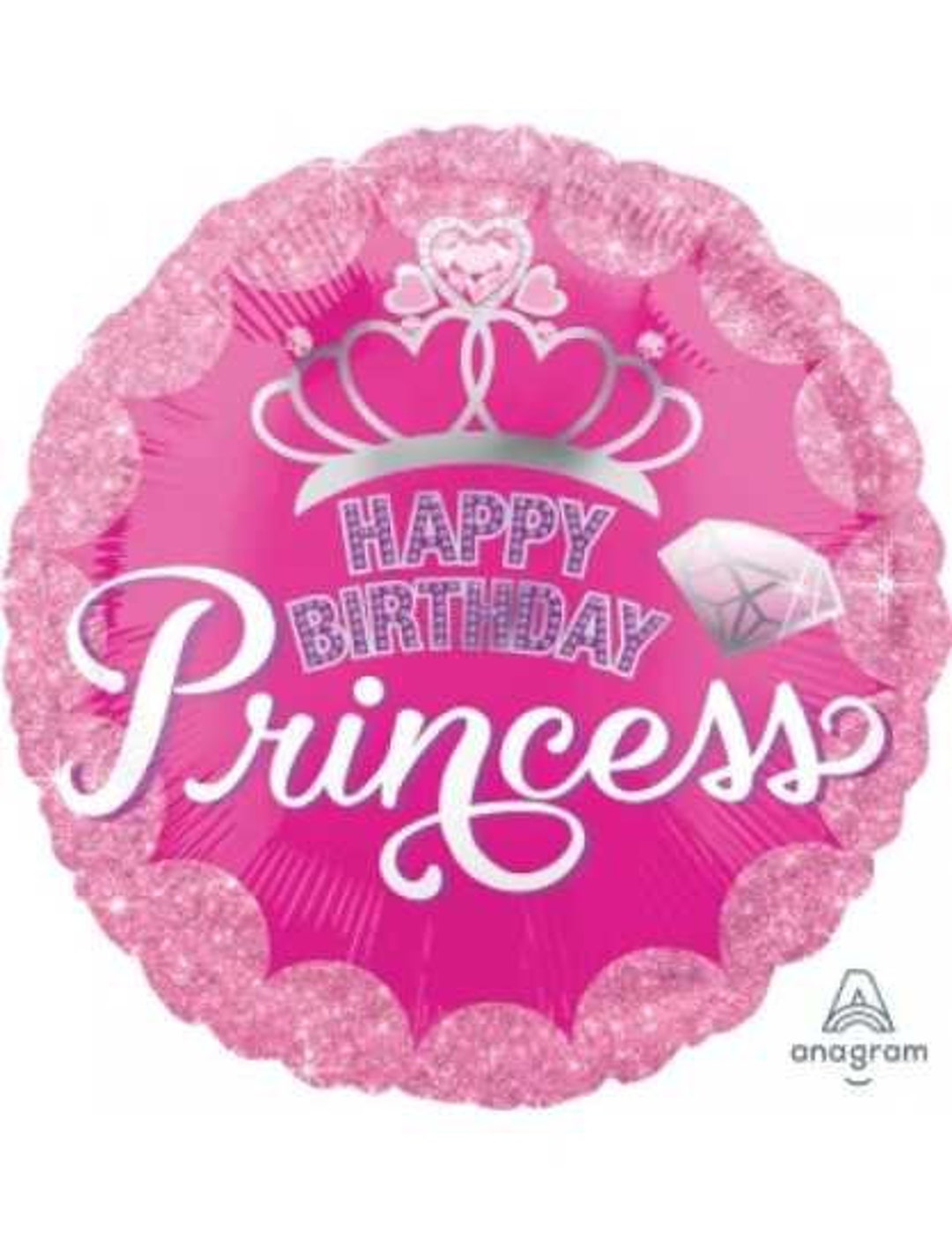 18 HAPPY BIRTHDAY PRINCESS Balloon Party Supplies Decorations Foil ...