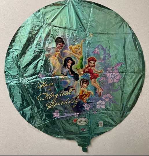 TINKER BELL MAGICAL Birthday Balloon Large Shape Foil Mylar Balloon ...
