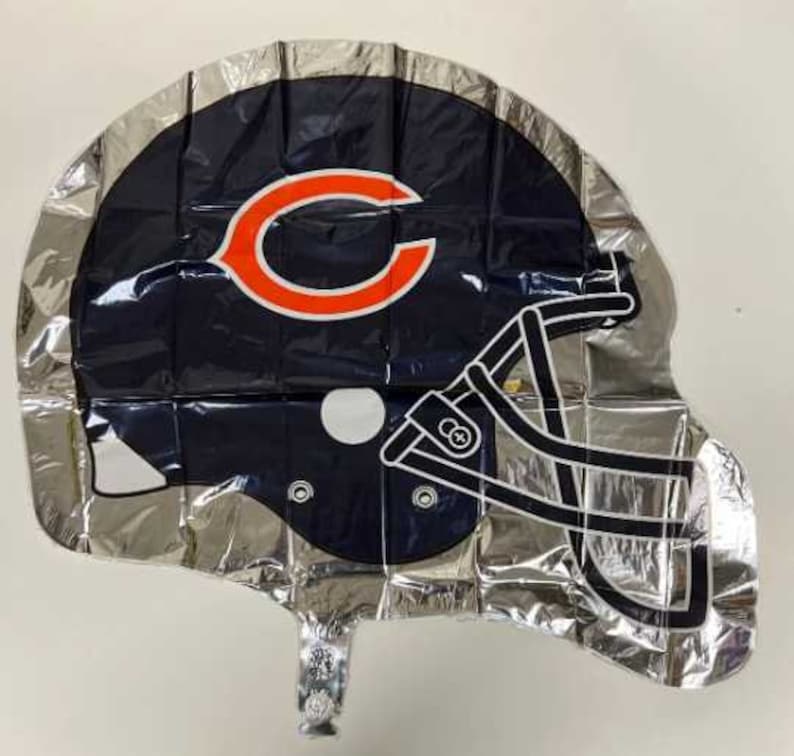 26" CHICAGO BEARS Helmet Balloon - Party Supplies Decorations Foil ...