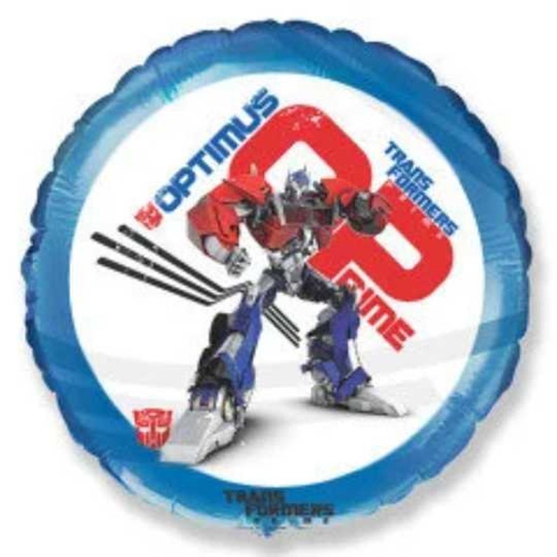 18 TRANSFORMERS OPTIMUS PRIME Balloon Party Supplies Decorations Foil ...