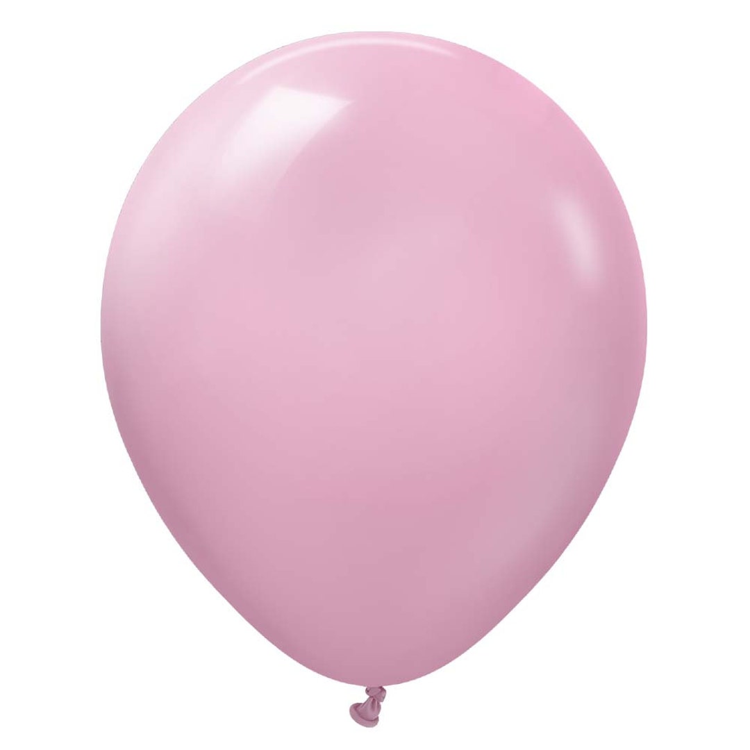 12 Inch Kalisan Retro Dusty Rose Latex Balloons (100 Pack) - Party ...