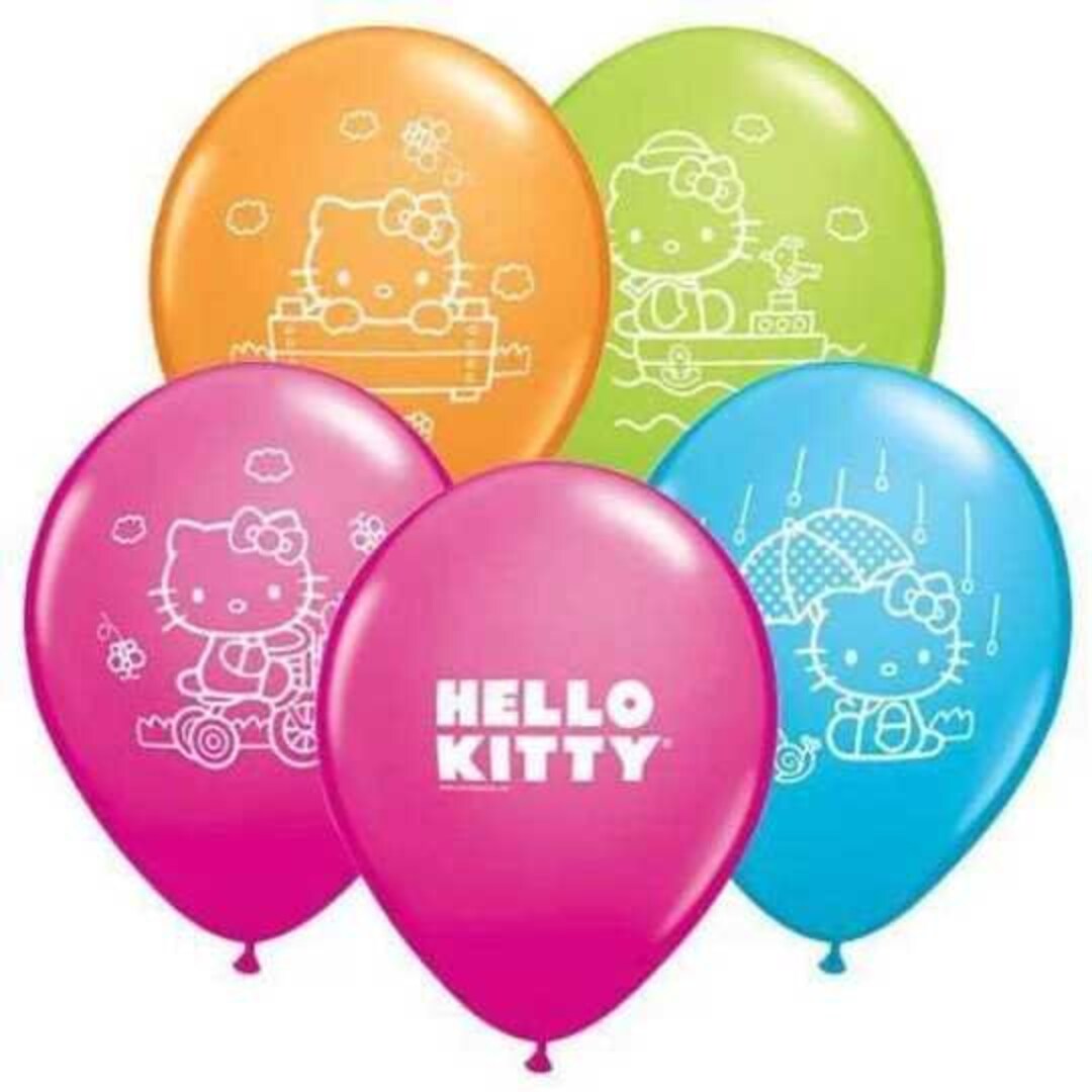 11 Hello Kitty Latex Birthday Balloon Party Supplies Decorations Foil 1682