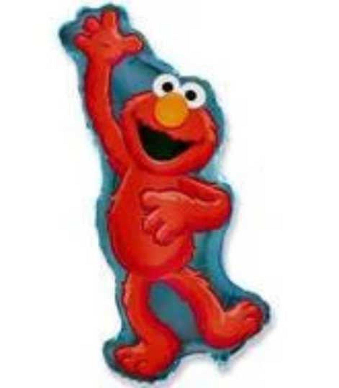 ELMO WAVING Balloon - Large Shape Foil Mylar Balloon - Party Supplies ...