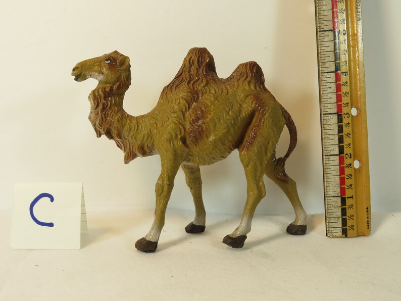 Vintage Nativity Camel Ox Camel Tender Paper Mache Clay Italy - Etsy