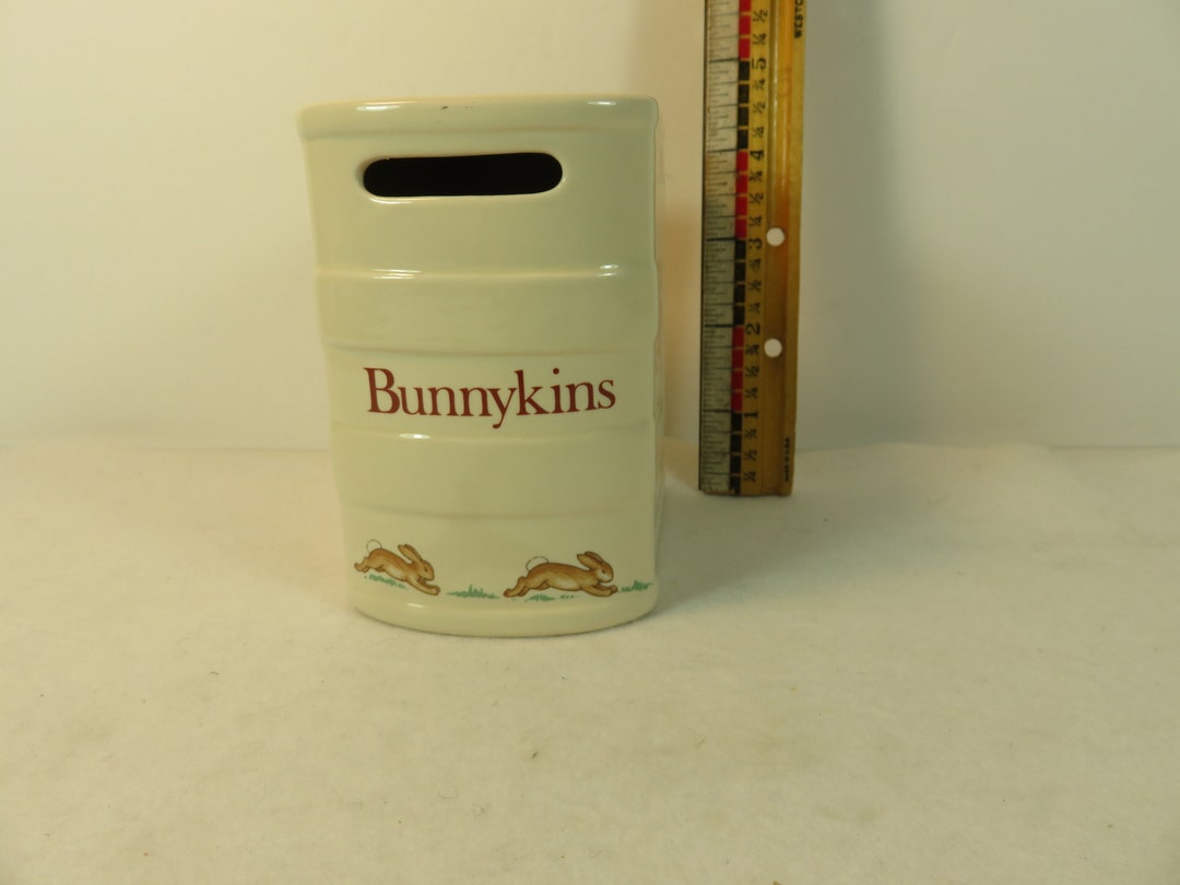 Royal Doulton Bunnykins Book Shaped Bank 4 1/4 by 3 7/8 by 2 5/8 Inches ...
