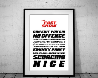 The Fast Show Quotes - Etsy