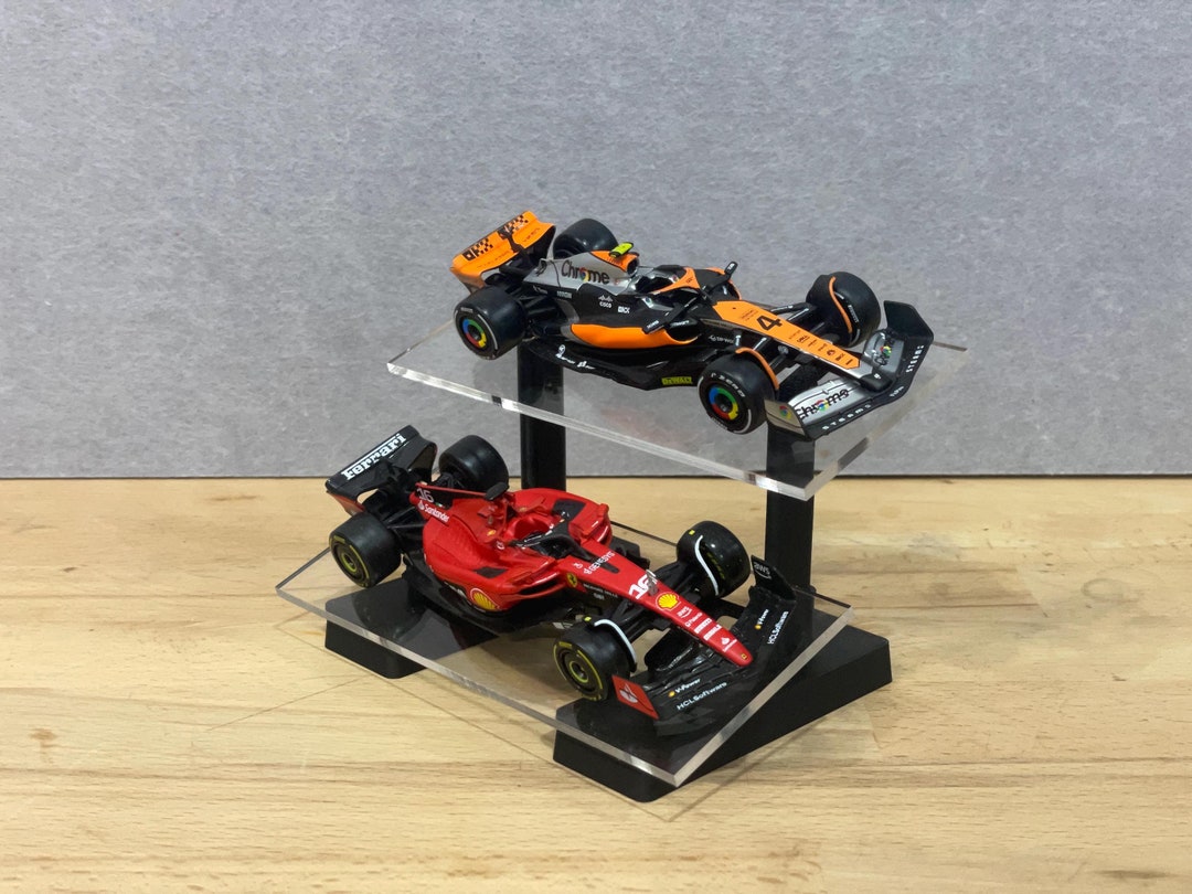 1:43 Scale Model, 2 Tier, Angled Desktop Display Stand - Suits Formula ...