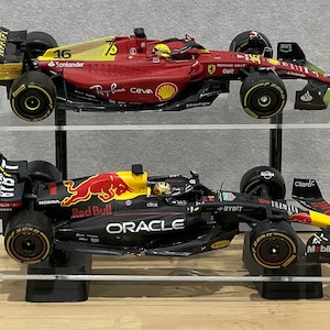 1:24 Scale Model, 2 Tier, Angled Desktop Display Stand - Suits Formula ...