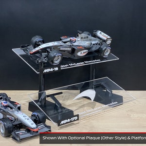 1:18 Scale Model, 2 Tier, Angled Desktop Display Stand - Suits Formula ...
