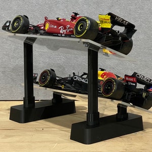 1:24 Scale Model, 2 Tier, Angled Desktop Display Stand - Suits Formula ...