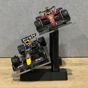 1:24 Scale Model, 2 Tier, Angled Desktop Display Stand - Suits Formula ...