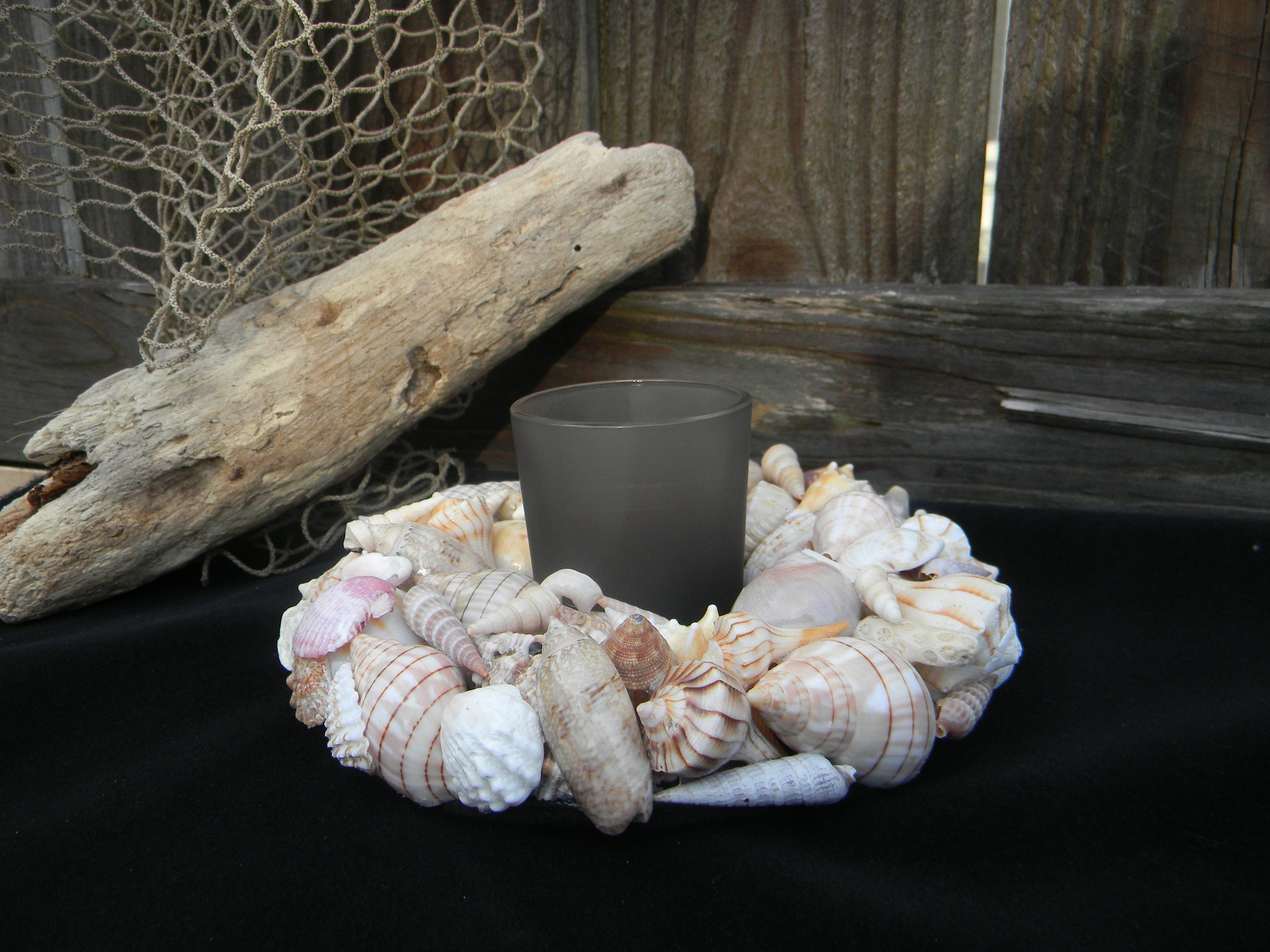 Small Sea Shell Wreath/candlering - Etsy