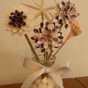 Seashell Beach Flower Arrangements - Etsy