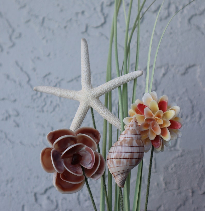 Seashell Beach Flower Arrangements - Etsy