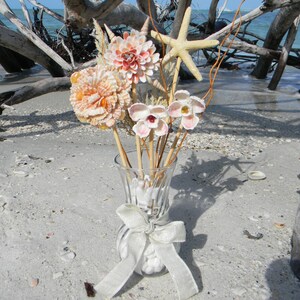 Seashell Beach Flower Arrangements | Etsy
