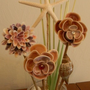 Seashell Beach Flower Arrangements - Etsy