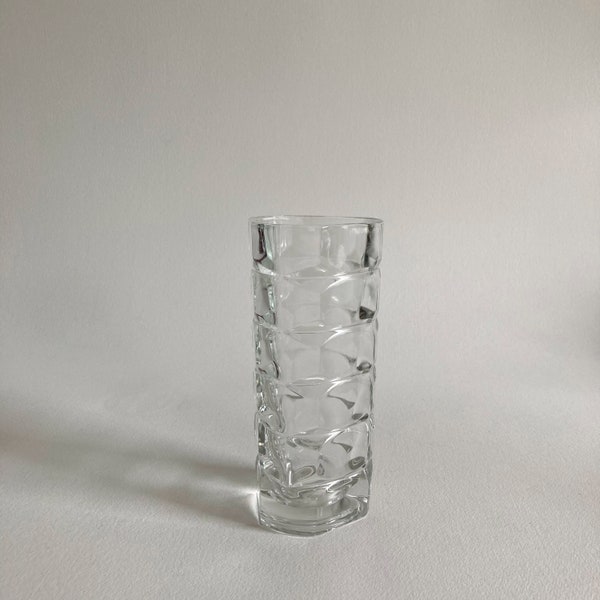 Pressed Glass Vase - Etsy