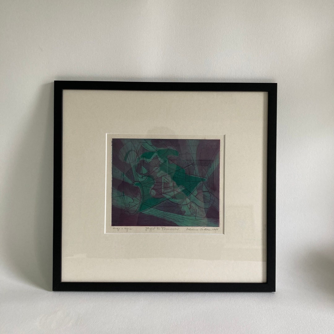 Minna Citron Original Etching & Aquatint - "flight to Tomorrow" – 1948 ...