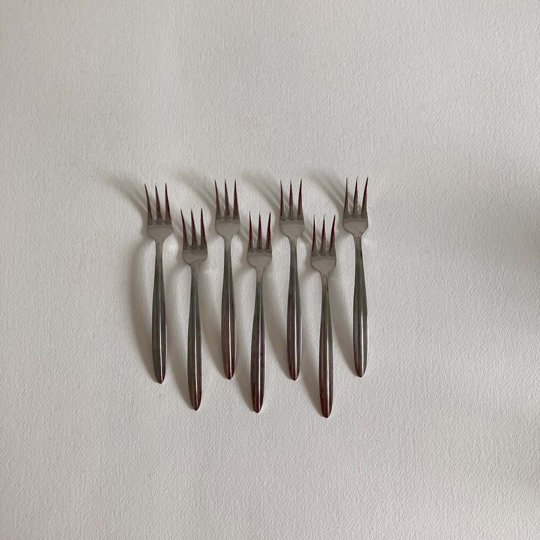Vintage Mid Century Modern Small Cocktail Forks – Set of 7 – 1960s ...