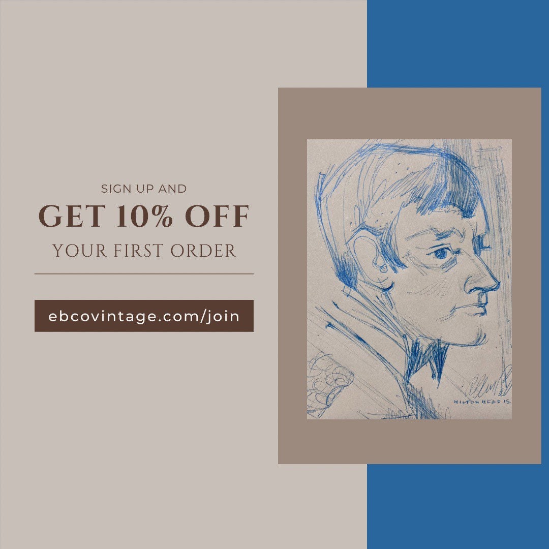 Dapper Gentlemen Portrait Original Art Work on Paper Ink - Etsy