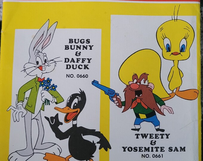 Tri-chem Transfer Pattern Road Runner and Sylvester - Etsy