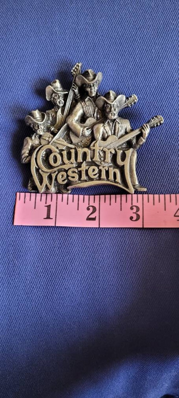 Country Western Belt Buckle - Gem