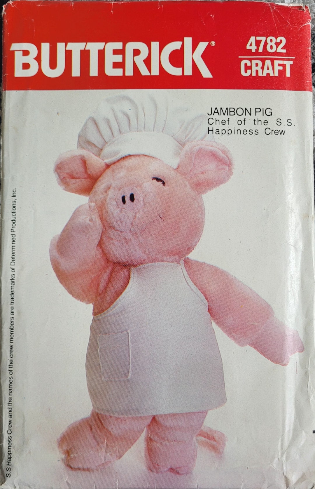 Butterick Jambon Pig Pattern - Etsy