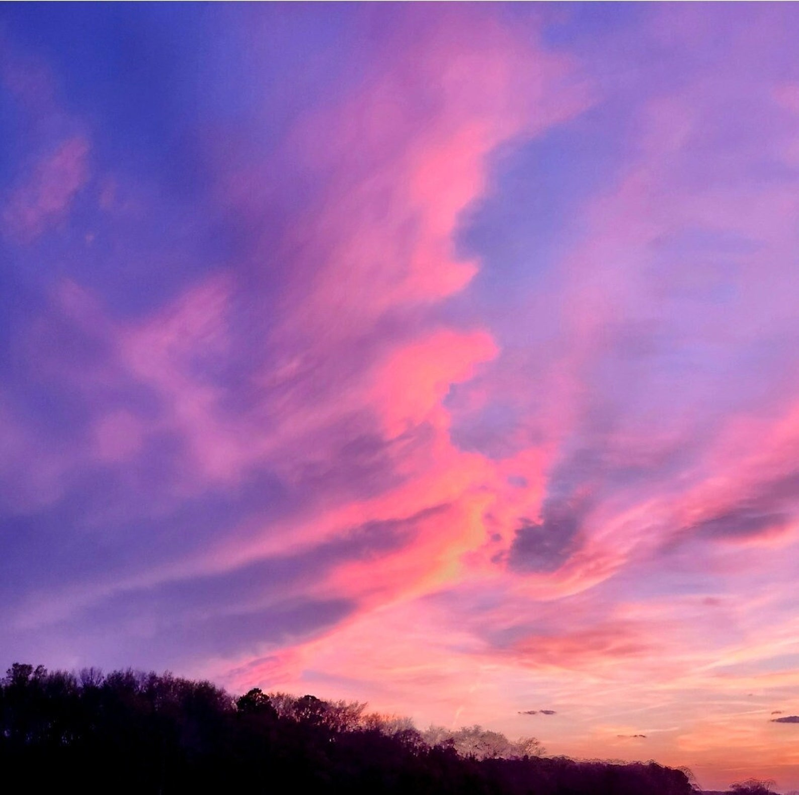 Photography Print of pink Sky at Night, Sailors Delight 1:1 / 5x5 Inch ...