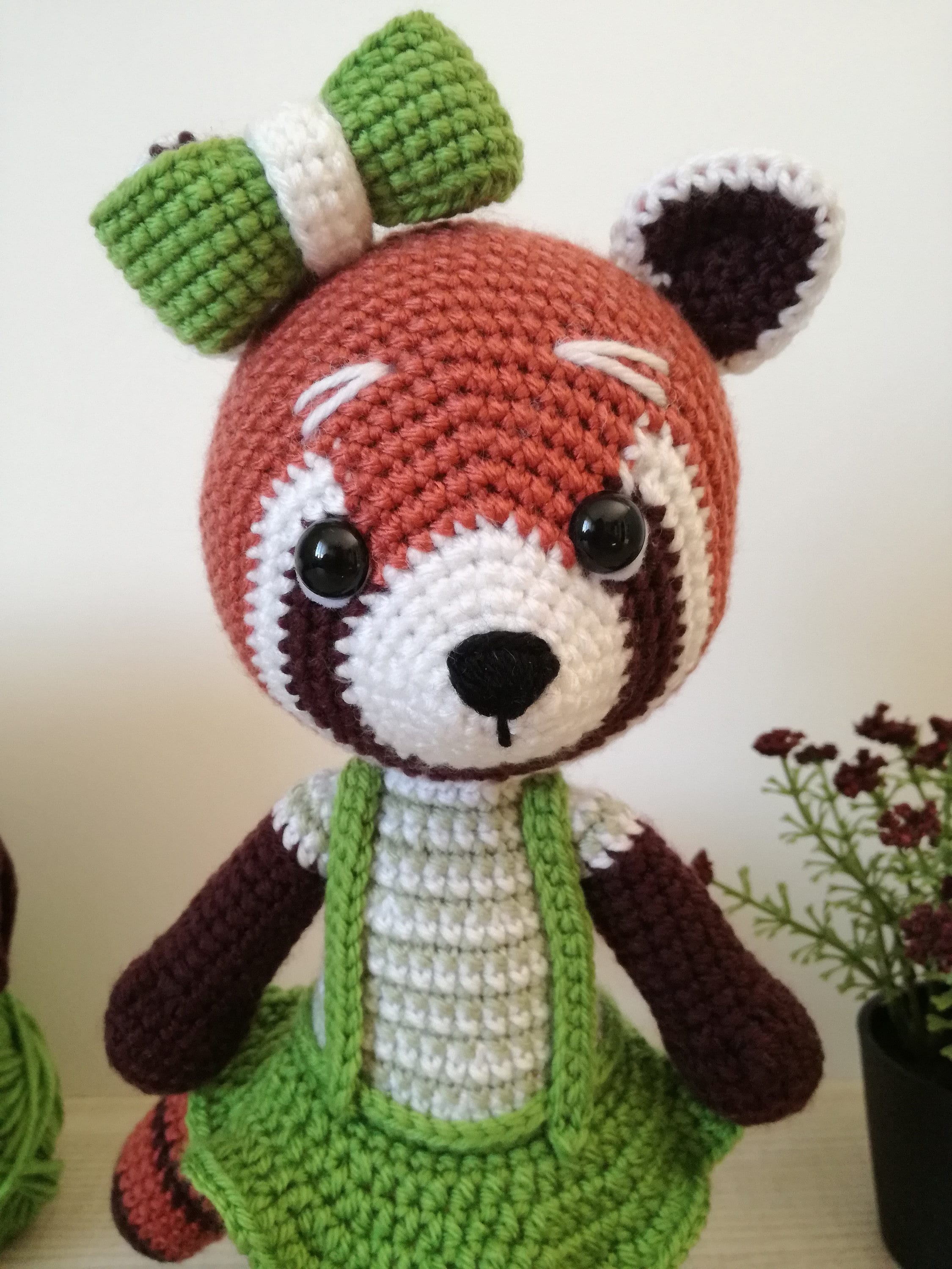 Rachelle the Red Panda Pattern Crochet Amigurumi Pdf English - Etsy