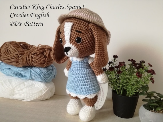 Crochet Cavalier King Charles Spaniel PATTERN Amigurumi PDF - Etsy