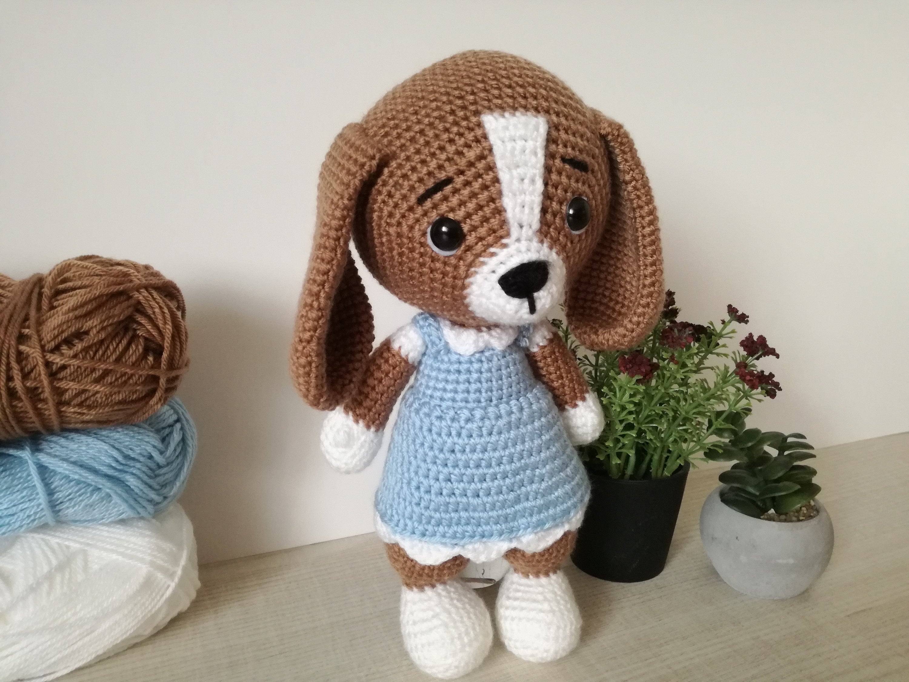 Crochet Cavalier King Charles Spaniel PATTERN Amigurumi PDF English - Etsy
