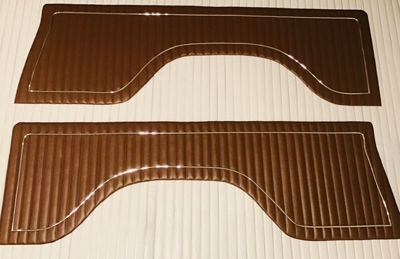 78-79 Ford Bronco Rear Replacement Panels Pleated Brown Vinyl | Etsy