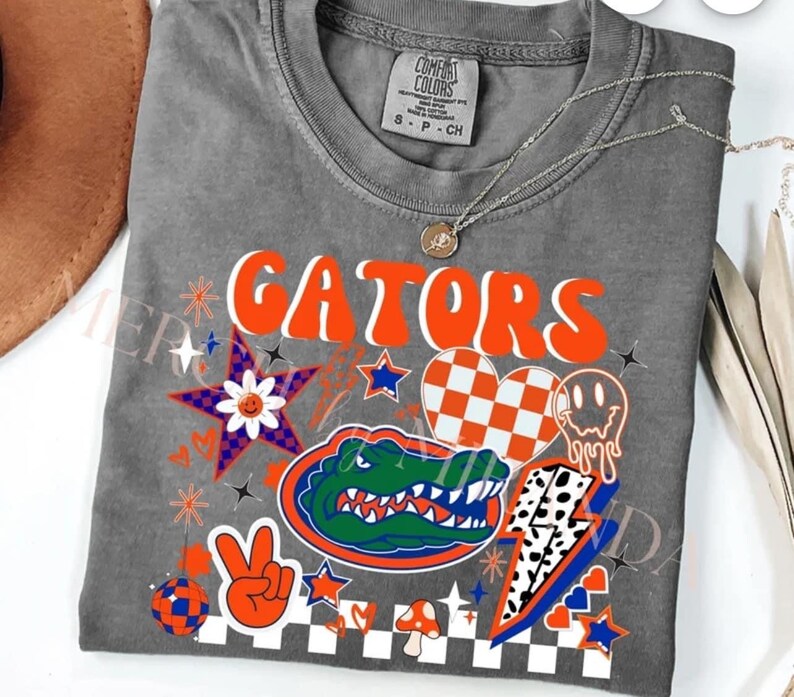 Clip Art Gator Tee - Etsy