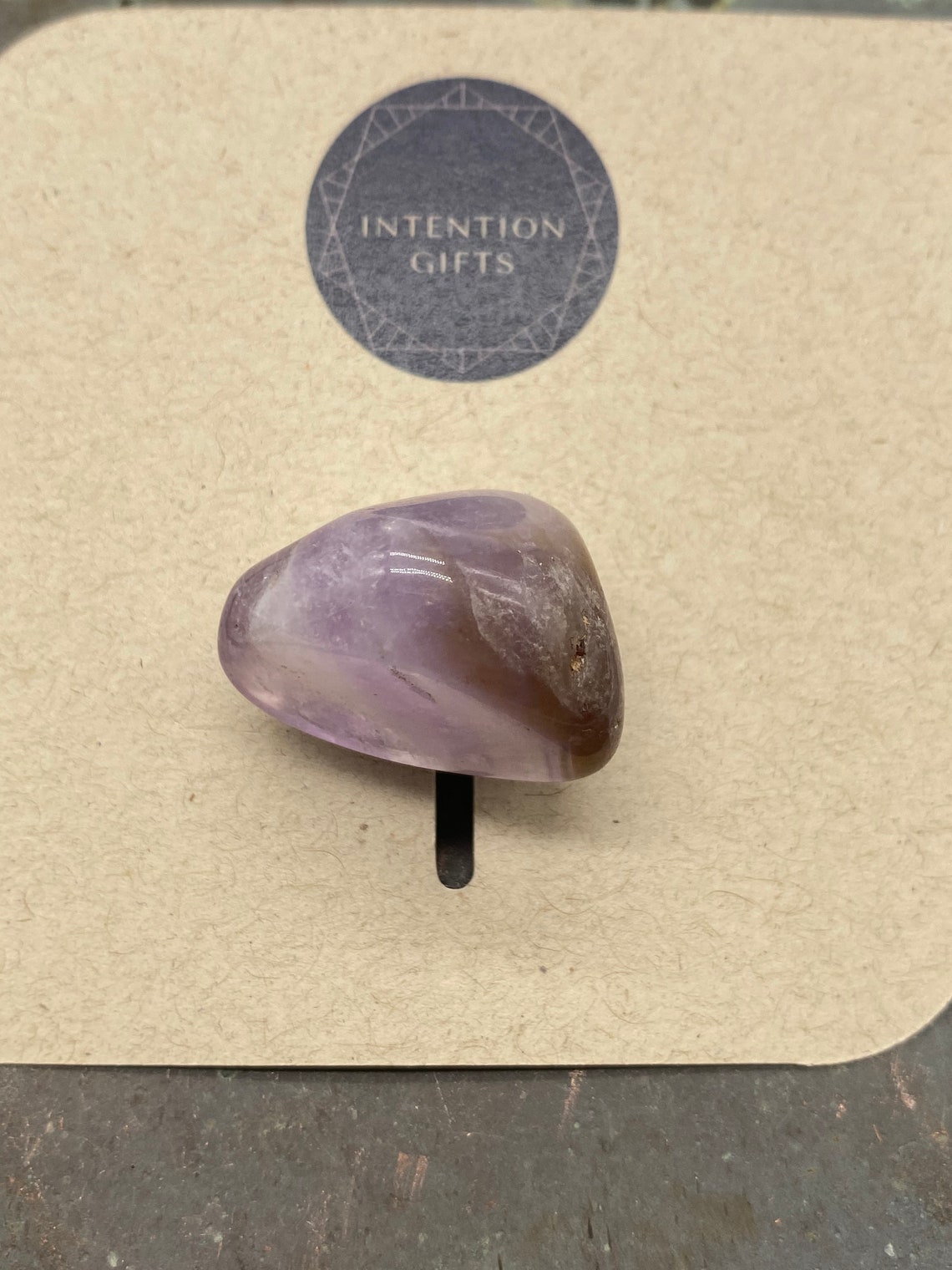 Handmade Amethyst Pendant Necklace With Free Pocket Crystal Stress ...