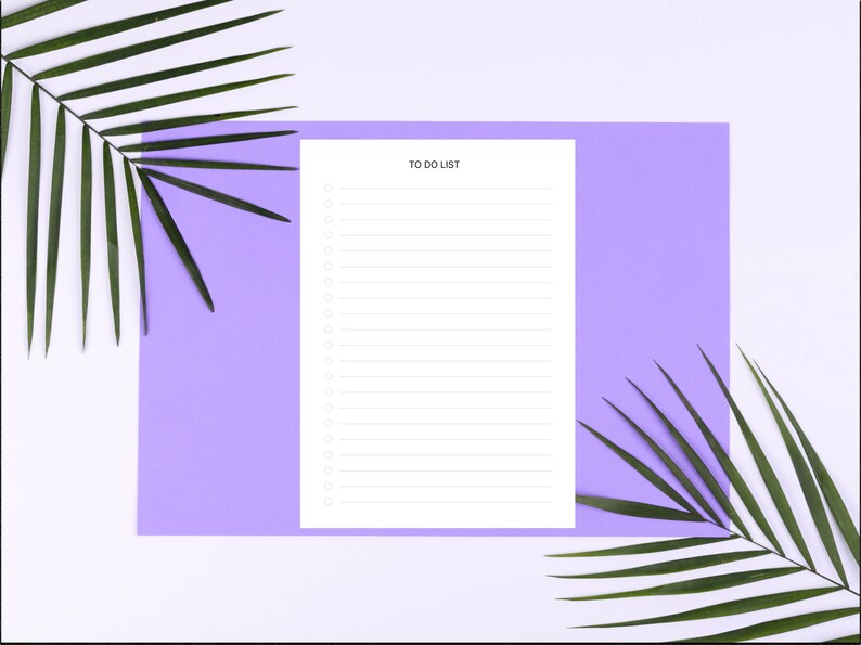 To Do List Printable, to Do List Template, Planner Inserts, Daily to Do ...