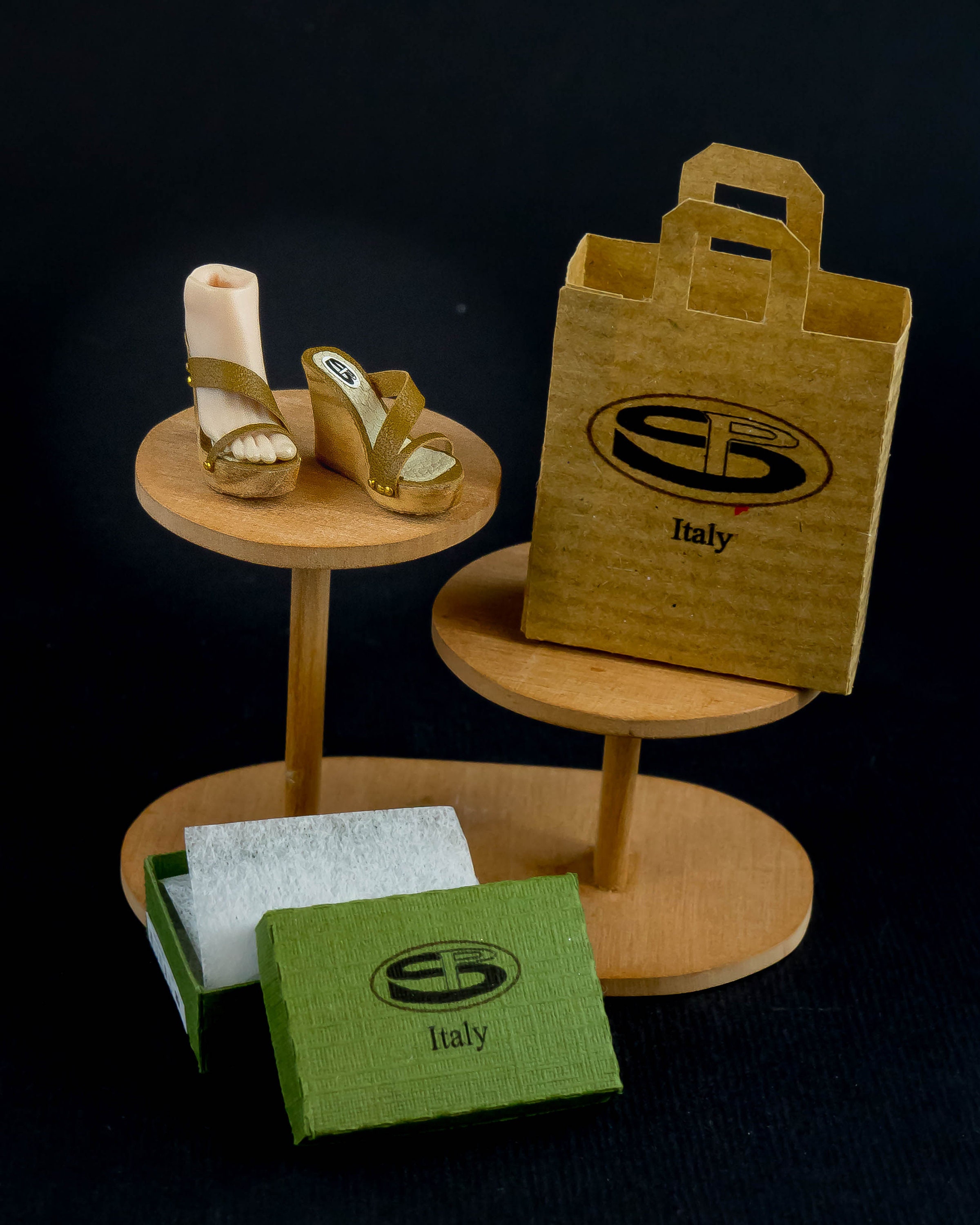 Wedge Sandals Franny Model in 1:12 Scale fitting to the | Etsy