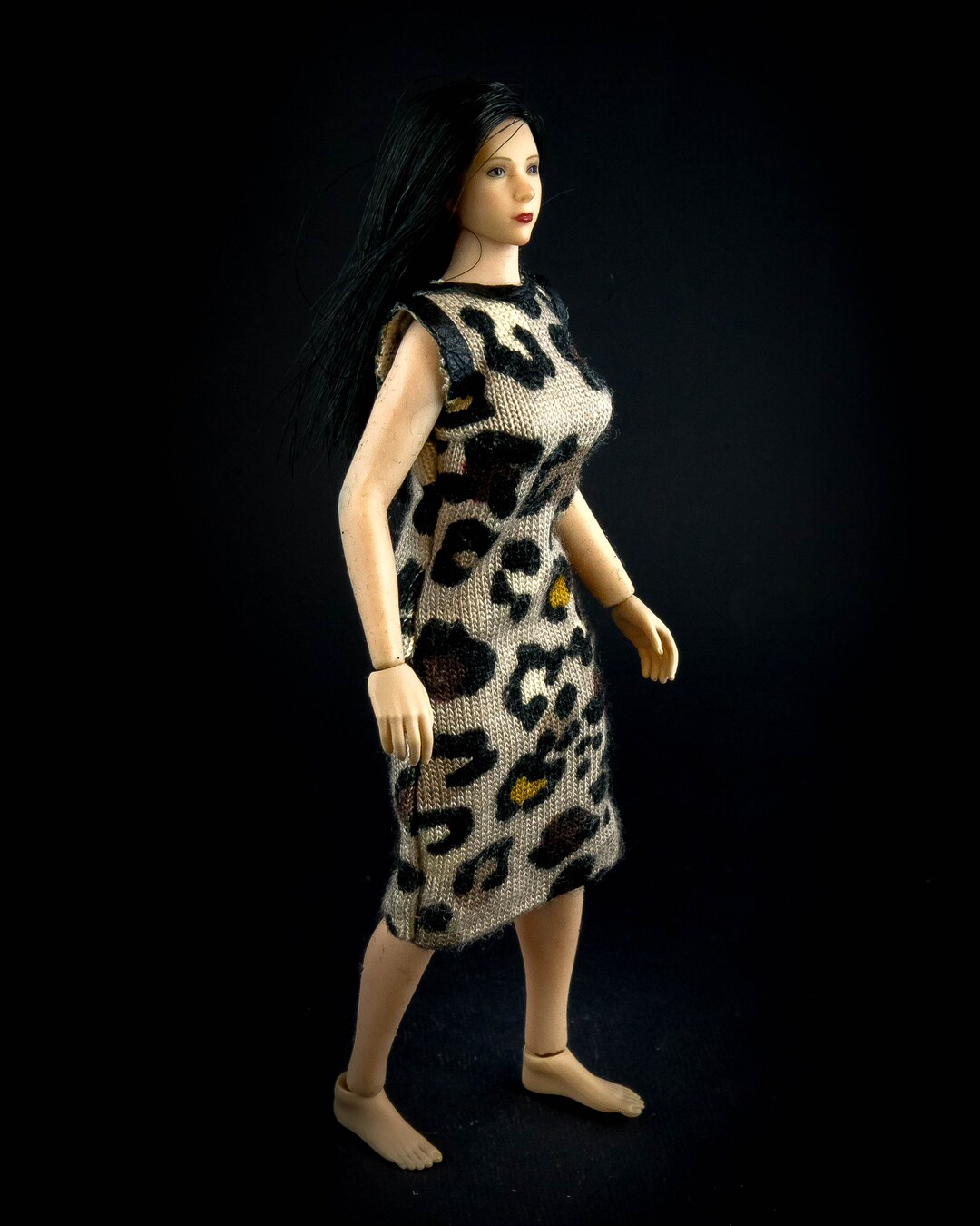 Dress Mary Ann Model fitting to the Phicen Doll in 1:12 Scale - Etsy
