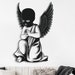 Angel With Ski Mask Wall Art Angel Wear Balaclava Wall Decor Gangster ...