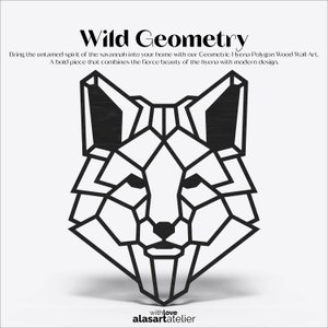 Geometric Fox Wall Decor - Polygon Wall Art, Geometric Wall Art, Unique ...