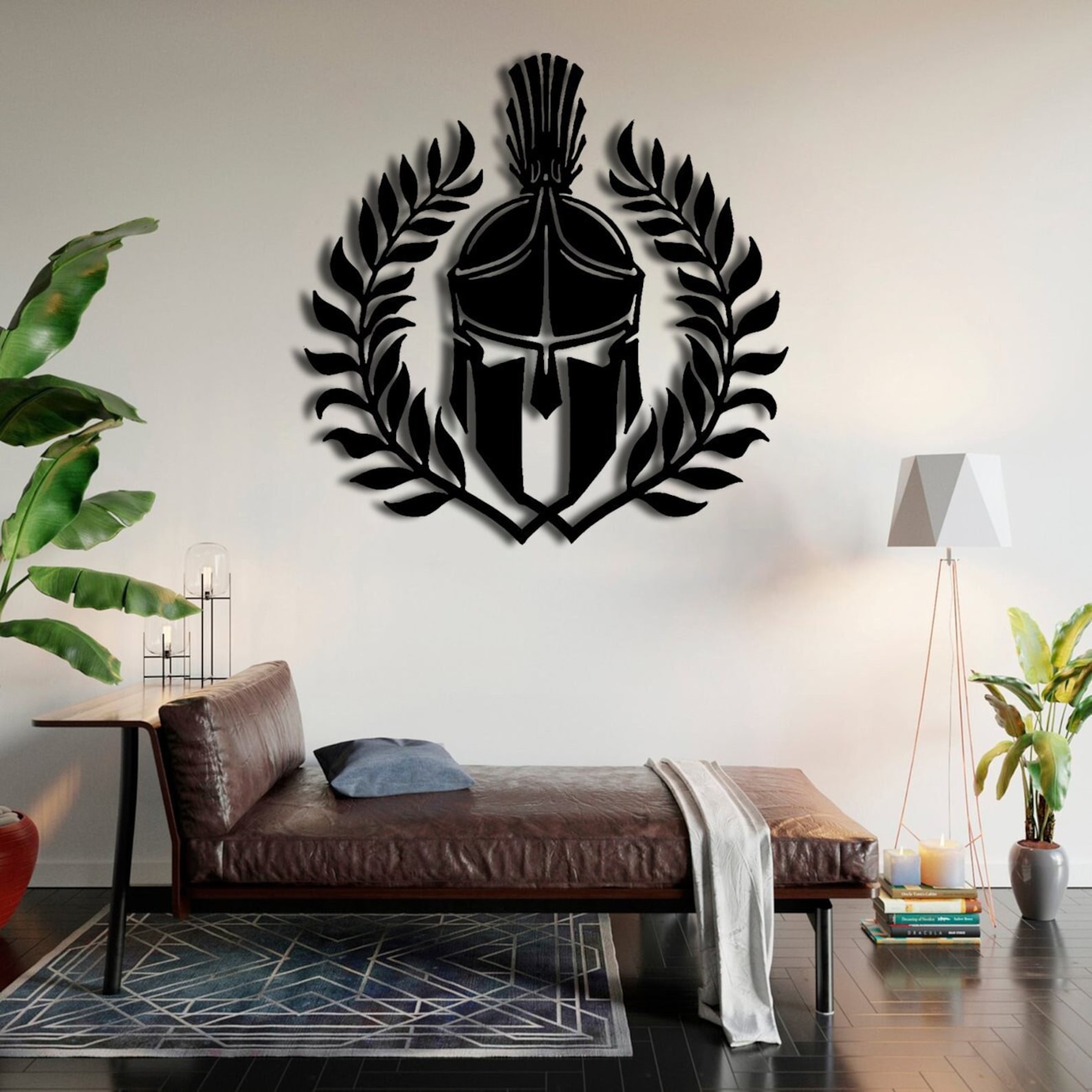Gladiator Helmet Wooden Wall Decor Spartan Helmet Decor - Etsy