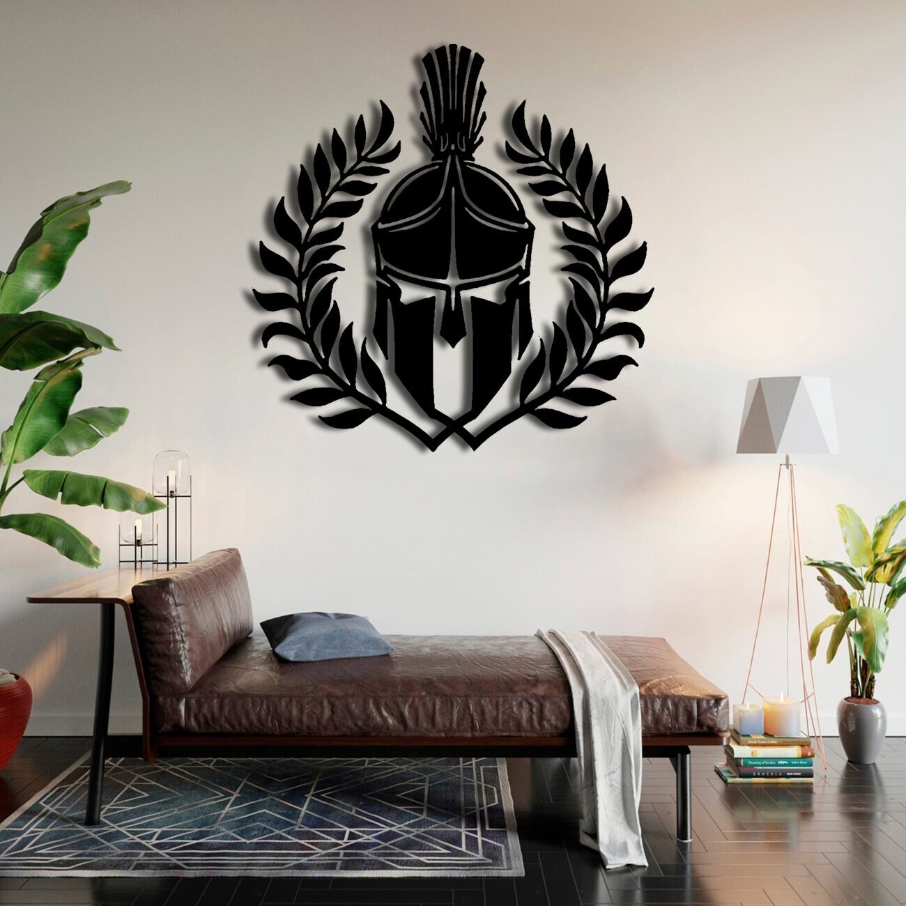 Gladiator Helmet Wooden Wall Decor Spartan Helmet Decor - Etsy