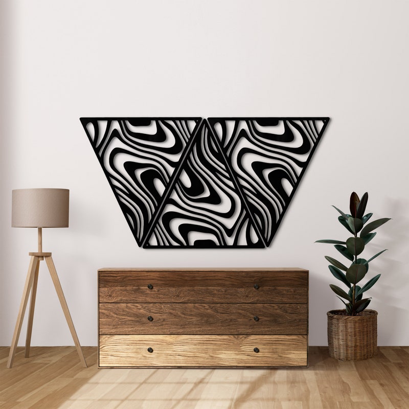 Triangle Wall - Etsy