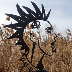 Anarchy Girl Wooden Wall Decor / Emo Room Decor - Gothic Home Decor ...