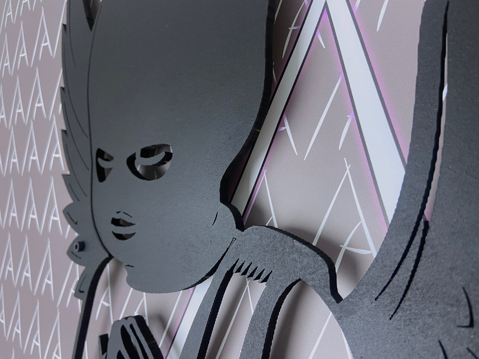 Angel With Ski Mask Wall Art Angel Wear Balaclava Wall Decor - Etsy