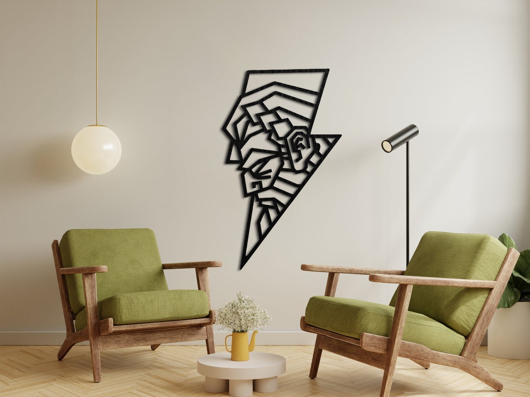 Geometric Zeus Wood Wall Decor: Greek Mythology Art - Etsy