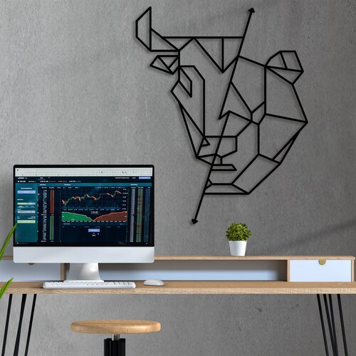 Bull and Bear Trading Wall Decor & Wall Art Trader Wall Art - Etsy