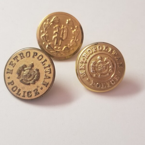 Police Buttons - Etsy