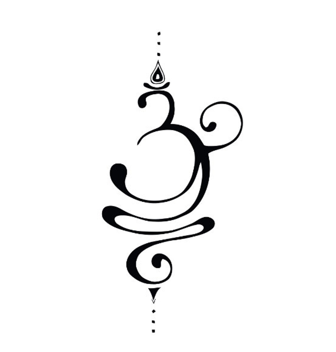 Om Atmen Sanskrit Symbol geschnitten Dateien Instant Download | Etsy