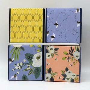 Bees Sticky Note Pads 9 - Set of 4, Sticky Notepads - Etsy