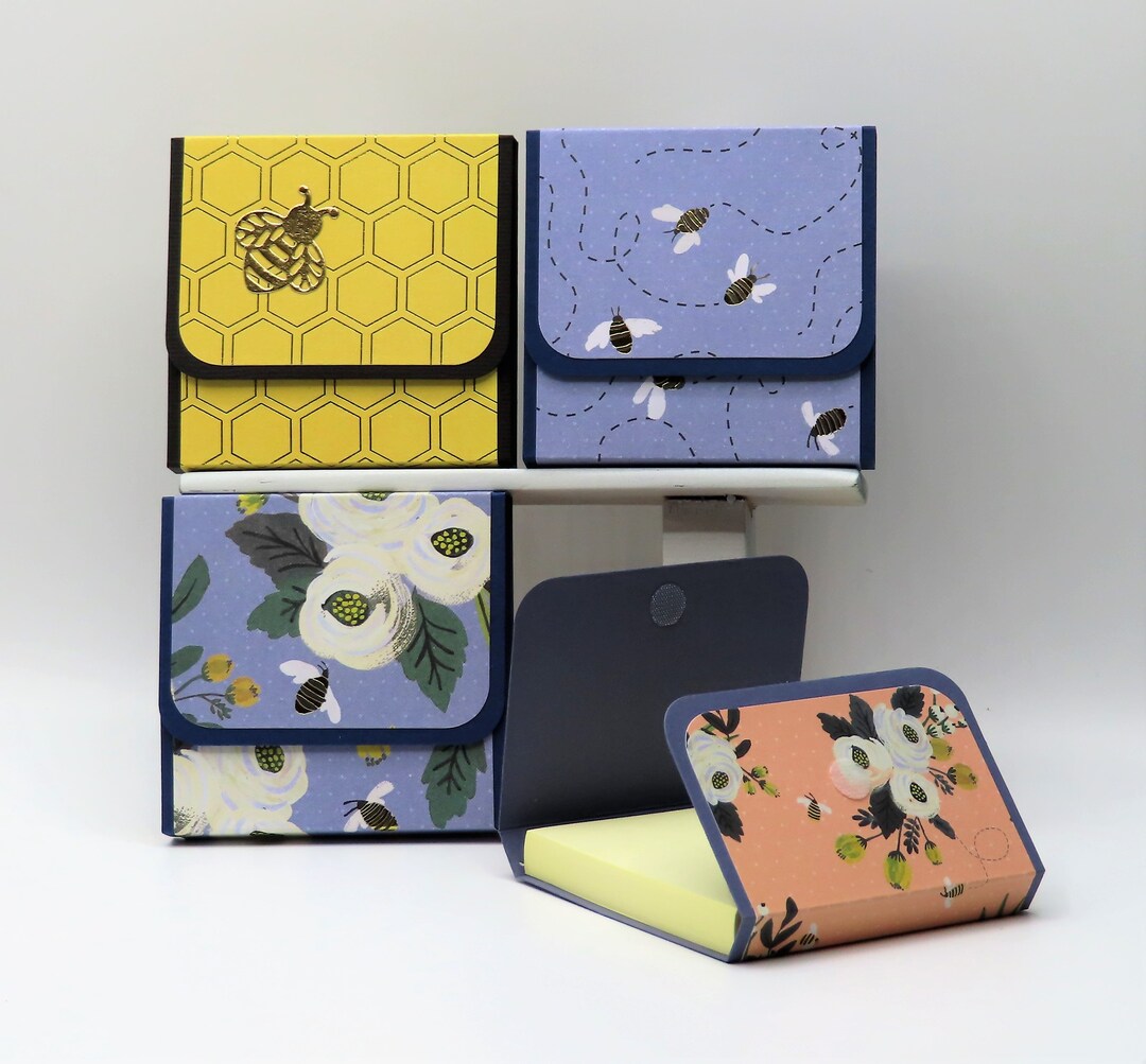 Bees Sticky Note Pads 9 - Set of 4, Sticky Notepads - Etsy